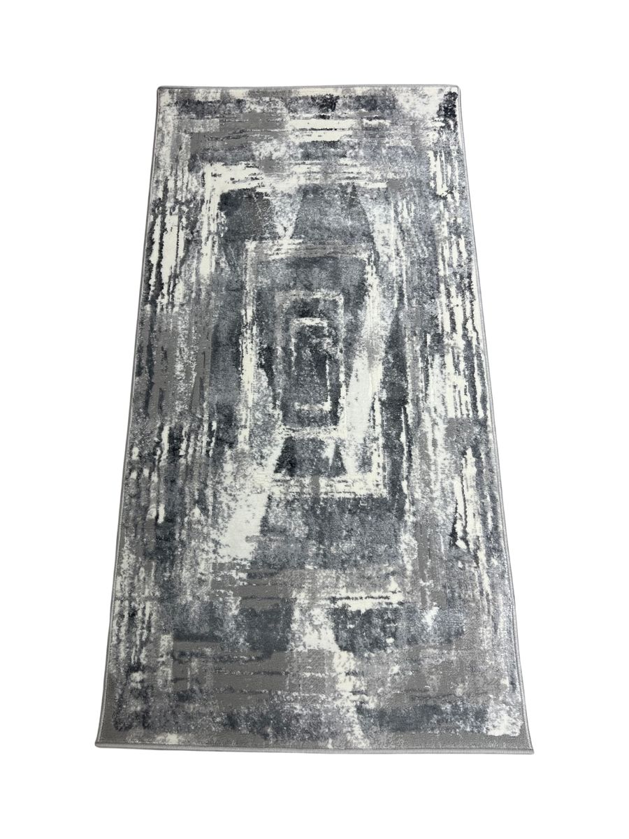 Grey & Cream Modern Rug - 150 x 80 cm | Shop Today. Get it Tomorrow ...