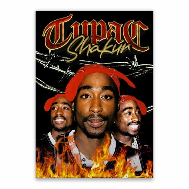 Tupac Shakur Collage Poster - A1 | Shop Today. Get it Tomorrow! | takealot.com