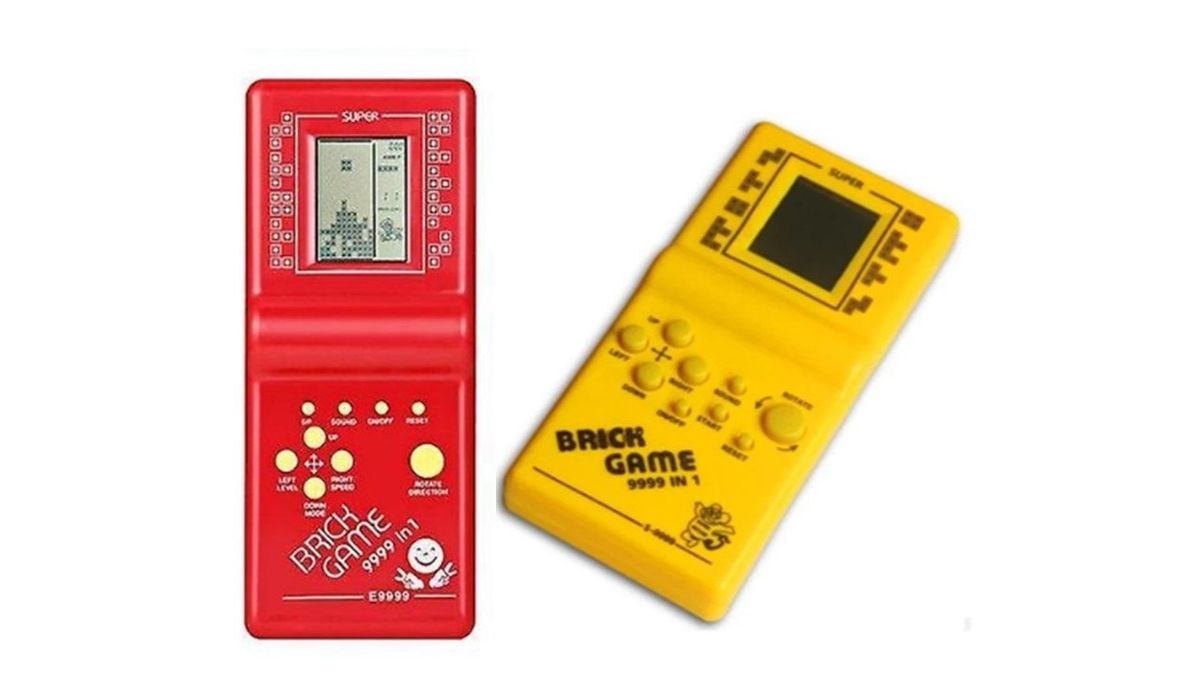 Retro Classic Brick Game Toy Tetris Hand Held LCD Electronic - Set Of 2 ...