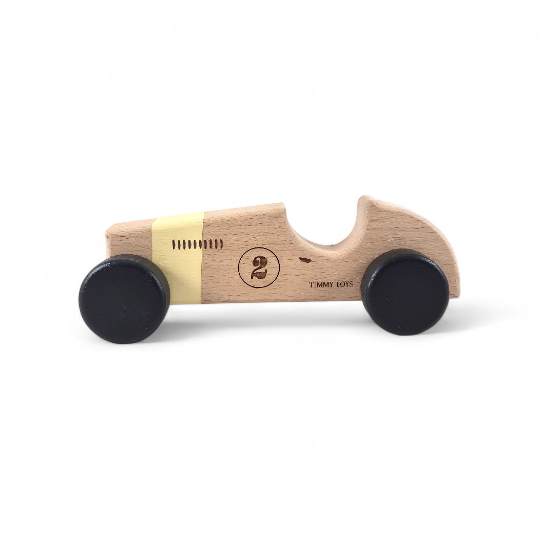 Timmy Toys Vintage Wooden Racing Car Toy - Yellow | Shop Today. Get it ...