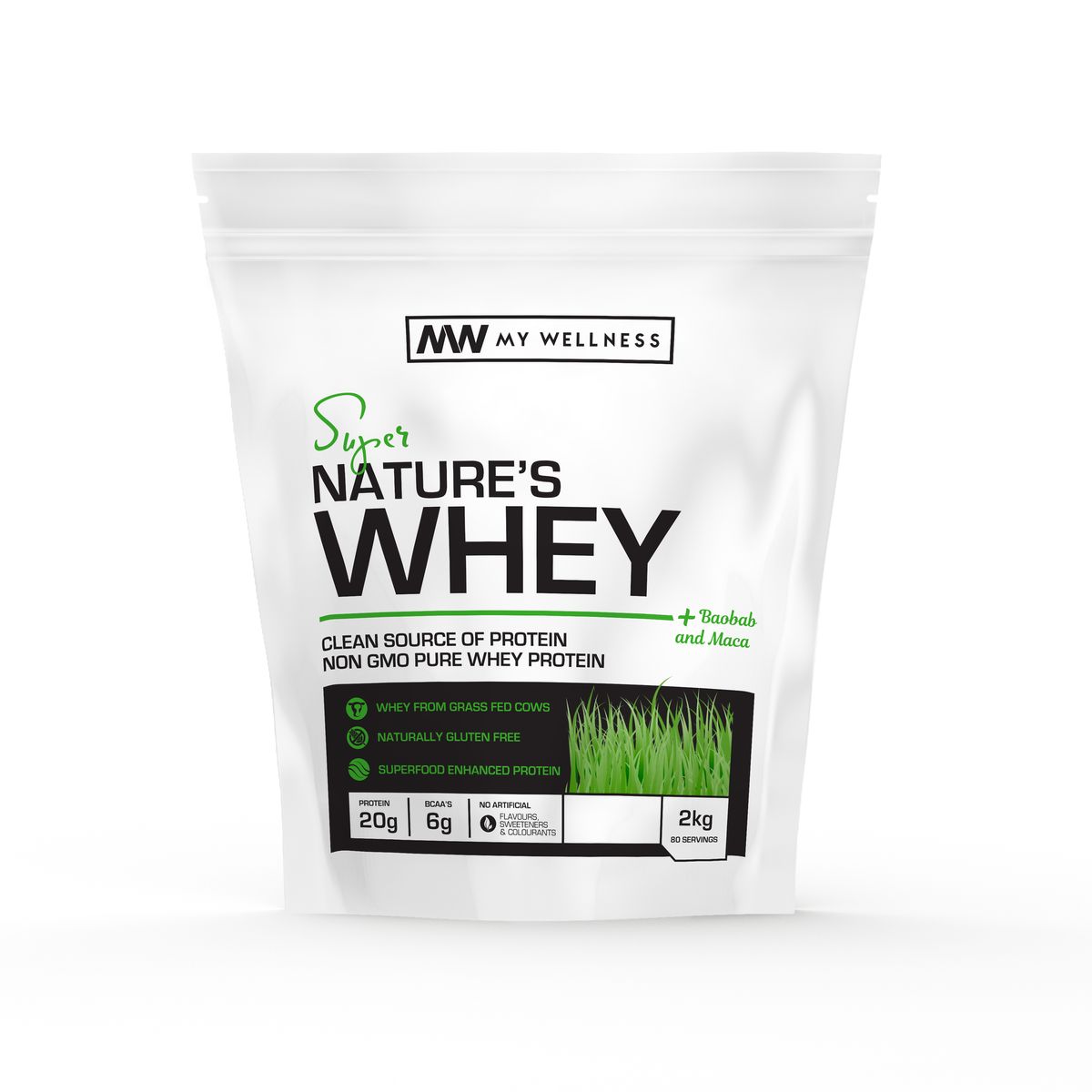 My Wellness Nature's Whey Protein Powder 2kg - Chocolate | Shop Today ...