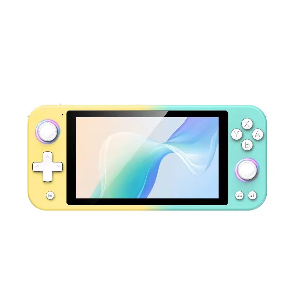 (P10 Pro Yellow) Handheld Game Console 5 Inch 4K TV Output Retro Gaming ...