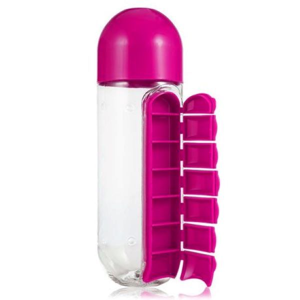 Water Bottle with Pill Box Organizer | Shop Today. Get it Tomorrow ...