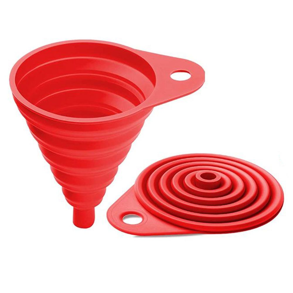 Expandable Inter-Folding Silicone Funnel for Drinks & Smoothies | Shop ...