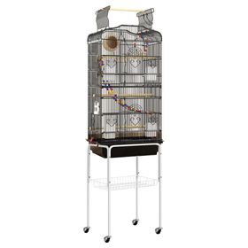 Pet Large Open Top Bird Cage with Toys & Display Stand (163cm) | Shop ...