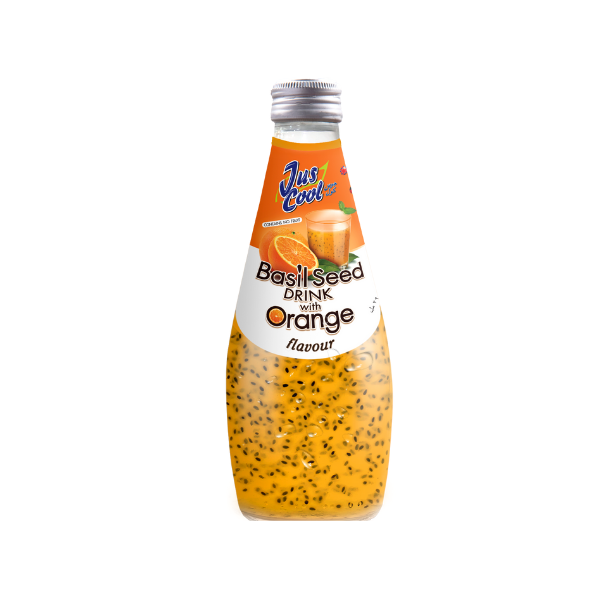 Jus Cool Basil Seed Drink Orange 290ml x 24 | Shop Today. Get it ...