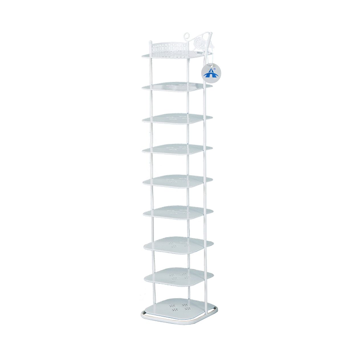 ALANES 9 Layer Space Saving Shoe Rack Vertical Standing Shoe Storage ...