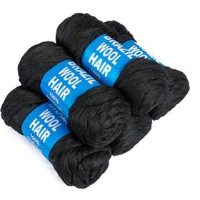 5 Pcs Brazilian Wool Hair Acrylic Yarn-Black 1 | Shop Today. Get it ...