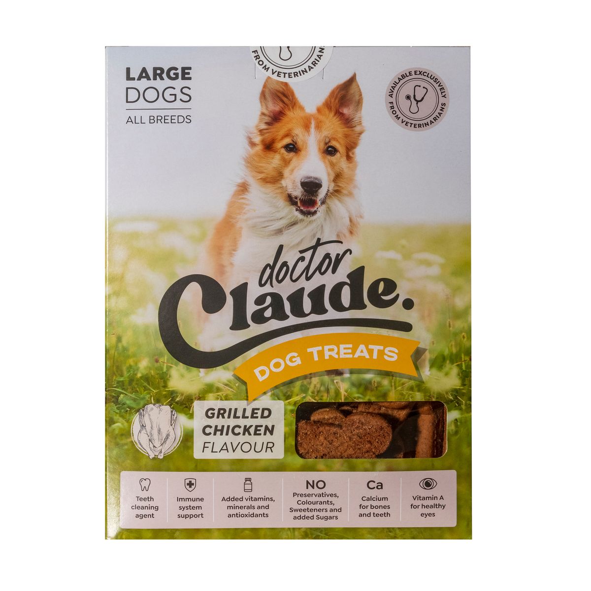 Doctor Claude Grilled Chicken Flavour Large Dog Treats 1KG | Shop Today ...