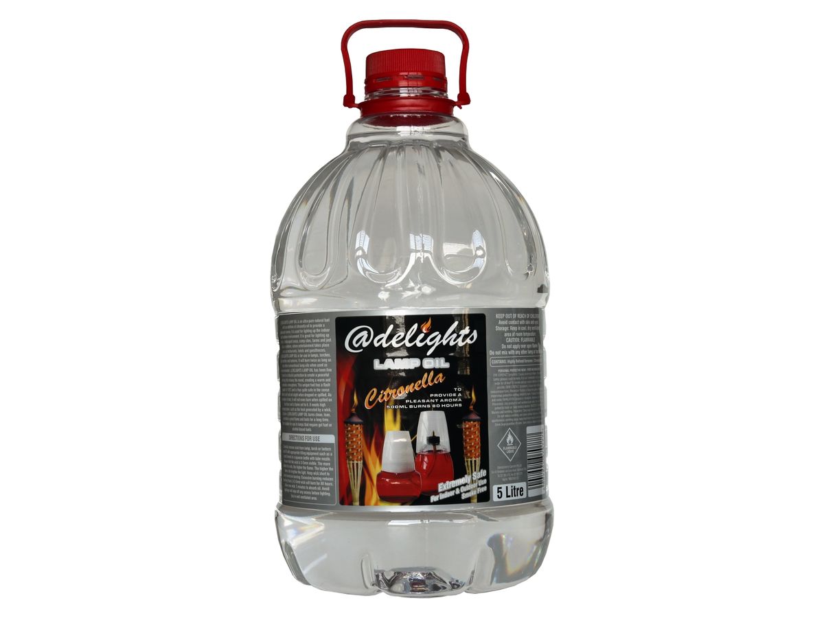 @Delight Lamp Oil Clear Citronella 4 x 5L | Shop Today. Get it Tomorrow ...