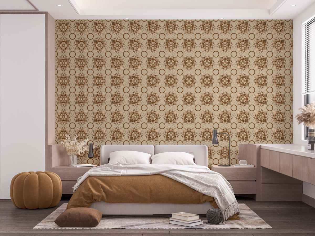 African Print Setswana Inspired Ubuntu Wallpaper Brown | Shop Today. Get it Tomorrow! | takealot.com