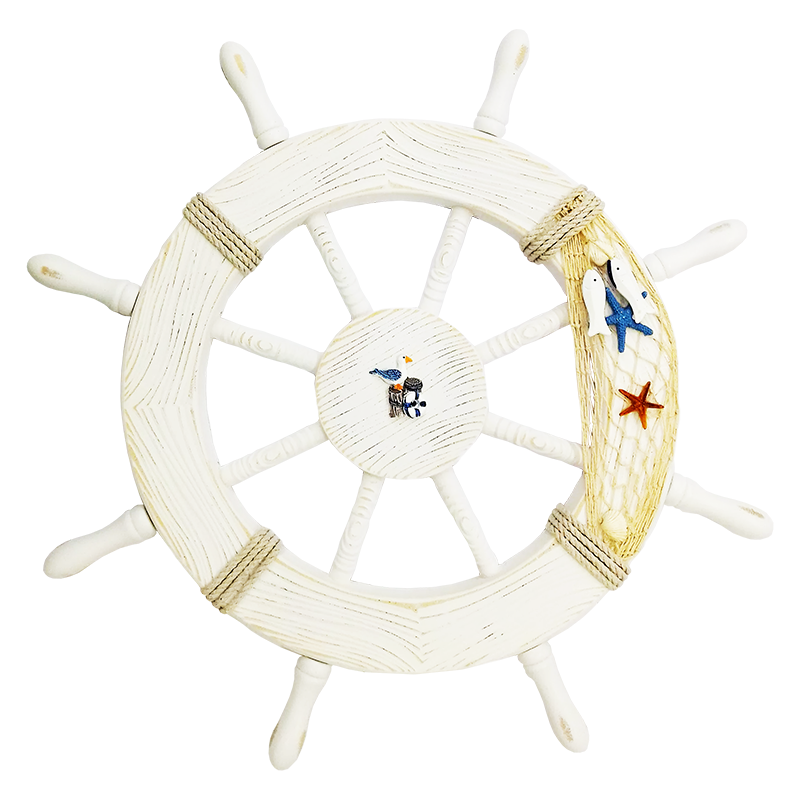Wooden Nautical Themed Ship Wheel | Shop Today. Get it Tomorrow ...