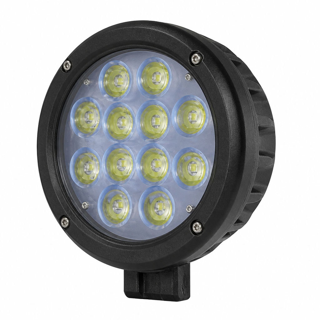 60W 7 LED Work Light with Long Range Beam High Brightness 50000h Life ...