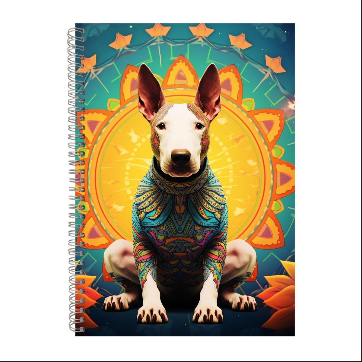 Psychedelic Bull Terrier 2 Gift Idea A4 Notepad 246 | Shop Today. Get ...