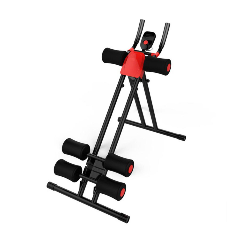 Abdominal Cruncher Glider Fitness Machine Exercise Gym Trainer Roller ...