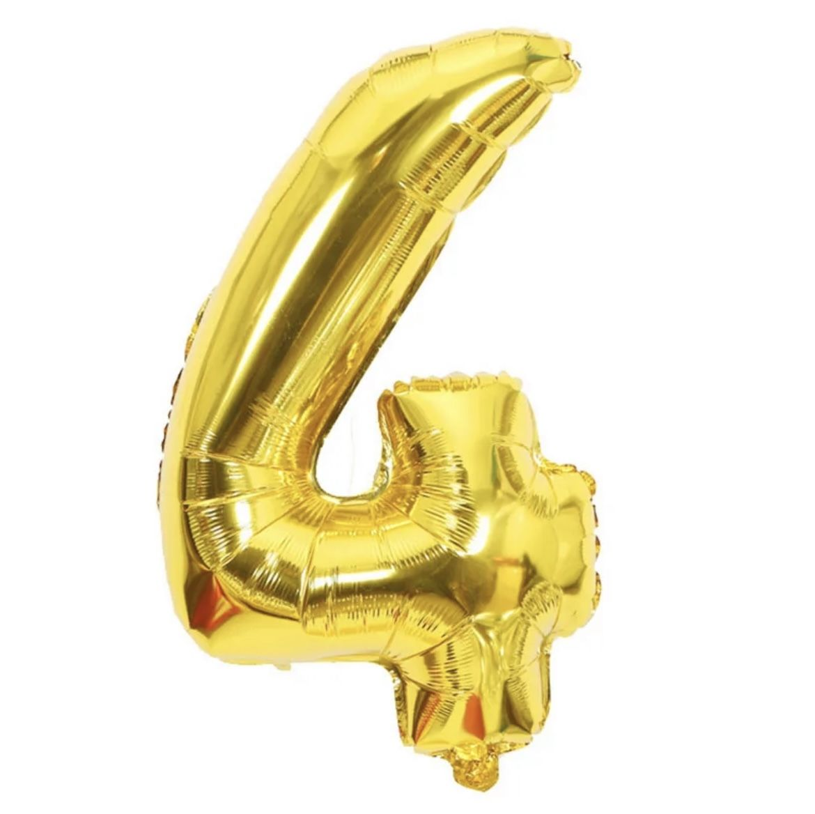 Gold Number 4 Helium Balloon 106cm | Shop Today. Get it Tomorrow ...