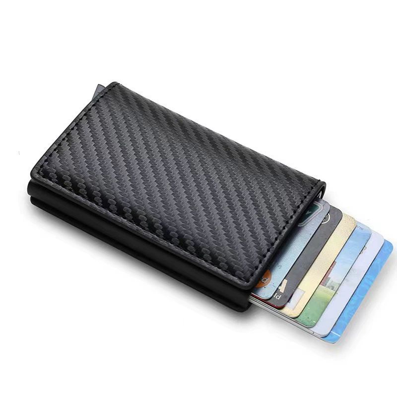 Cross-Border Men's Anti-theft Ultra-Thin Carbon Fiber Bank Card Wallet ...