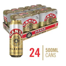 Hansa Pilsner Local Beer 24 x 500ml Cans | Shop Today. Get it Tomorrow ...