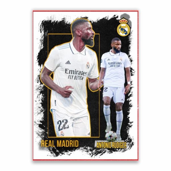 Antonio Rudiger Real Madrid Poster - A1 | Shop Today. Get it Tomorrow ...