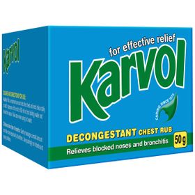 Karvol - Decongestant Chest Rub 50g x 2 | Shop Today. Get it Tomorrow ...