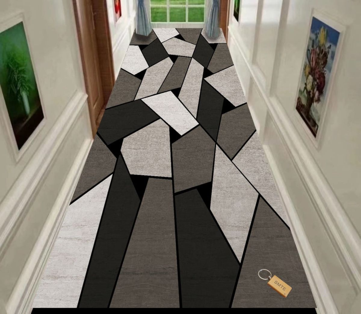 80cm by 200cm - Modern 3D Geometric Design Area Rug A9 | Shop Today ...