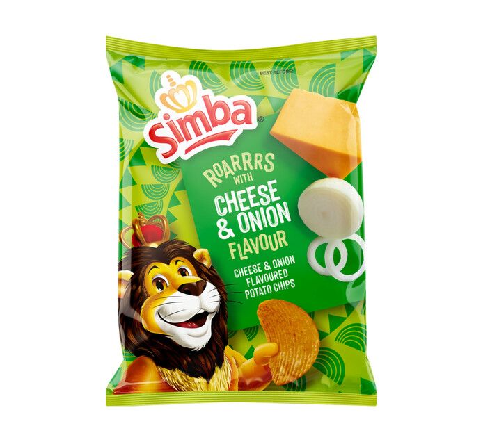 Simba Potato Chips - Cheese & Onion (24 x 120g) | Shop Today. Get it ...