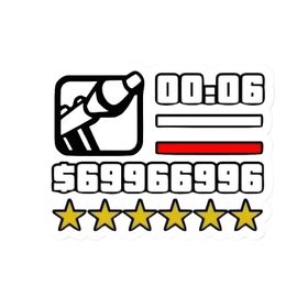 San Andreas Car Sticker Health Bar Vinyl Decal | Shop Today. Get it ...