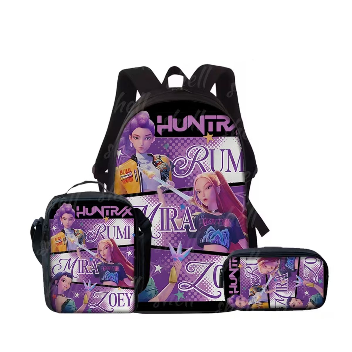 Huntrix Print Backpack Set 3 piece | Shop Today. Get it Tomorrow ...