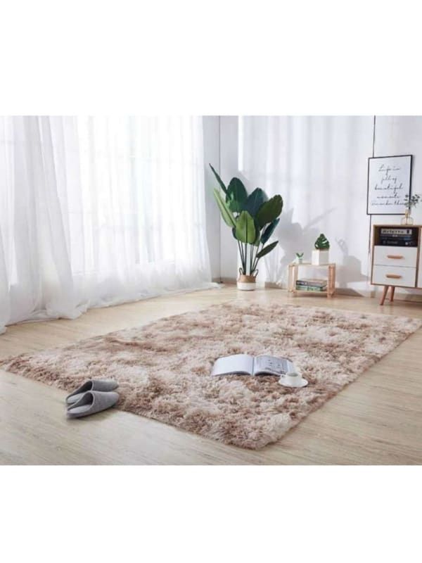 Large Quality Fluffy Carpet/Rug - Brown | Shop Today. Get it Tomorrow ...