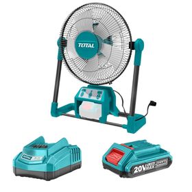 Total - 20V Cordless / Corded Fan - 3 Settings With 2.0Ah Battery ...