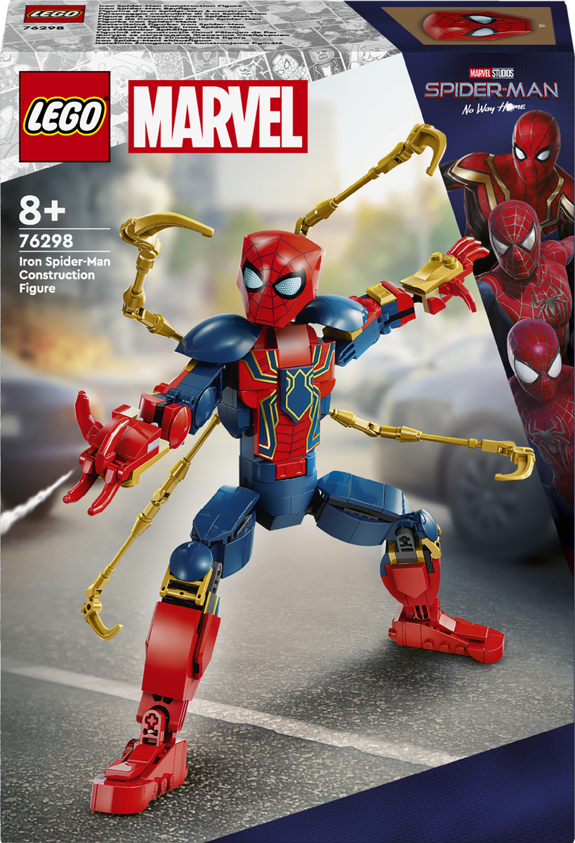 LEGO® Marvel Iron Spider-Man Construction Figure 76298 Building Toy Set ...