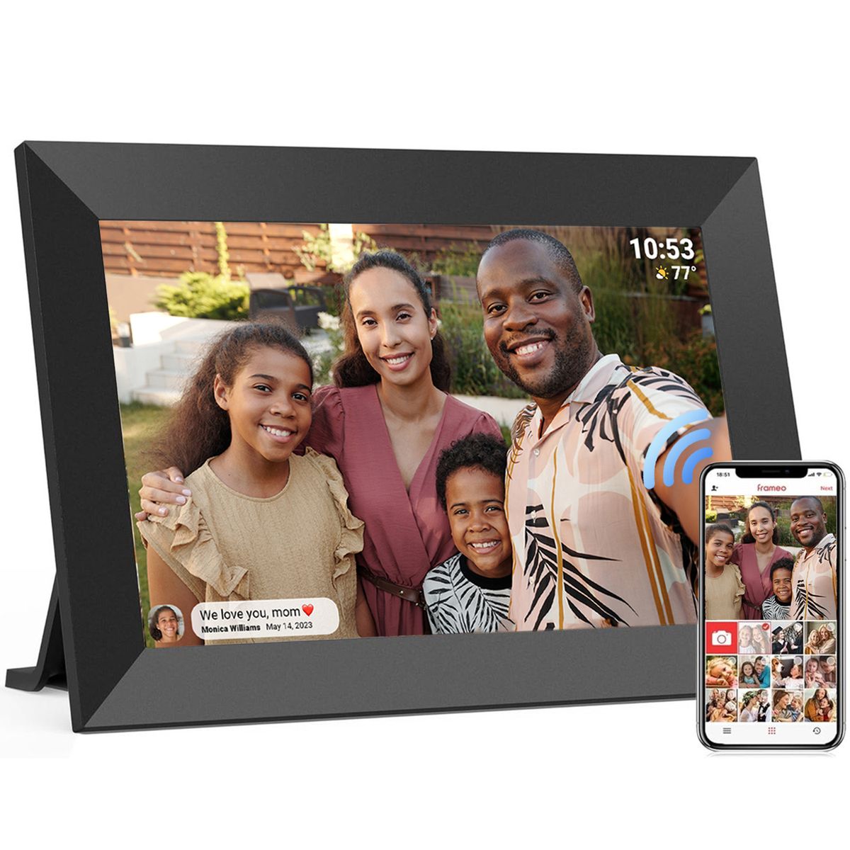 Rayswitch 10.1' Frameo Digital Photo Frame with 32G Memory Wifi ...