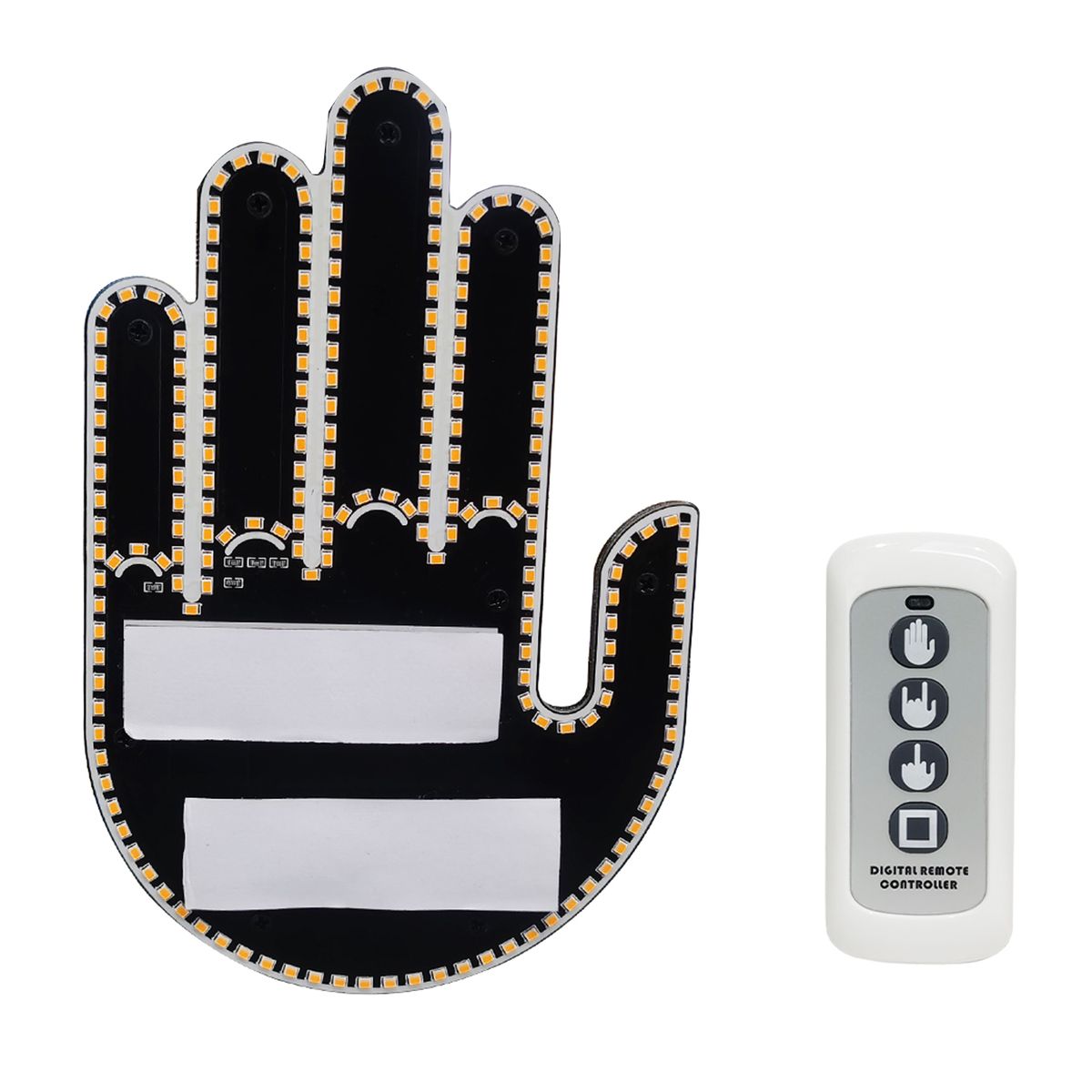 Hand Gesture Light for Car New Back Window Sign with Remote 4 Gestures ...