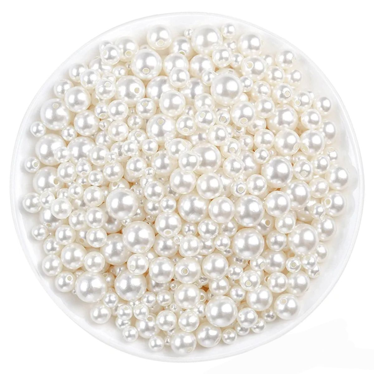White Small Pearl beads 500pc For Making Jewelry | Shop Today. Get it ...
