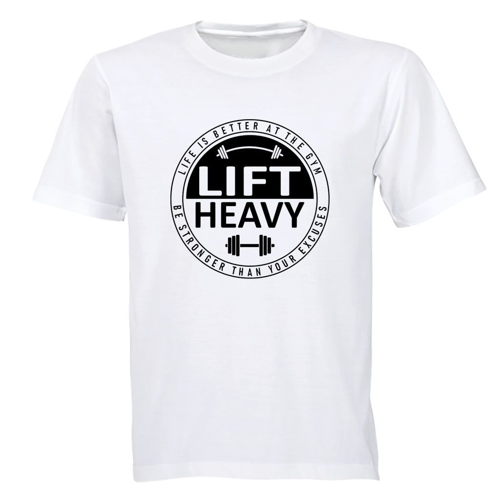 Lift Heavy - Gym - Adults - T-Shirt | Shop Today. Get it Tomorrow ...