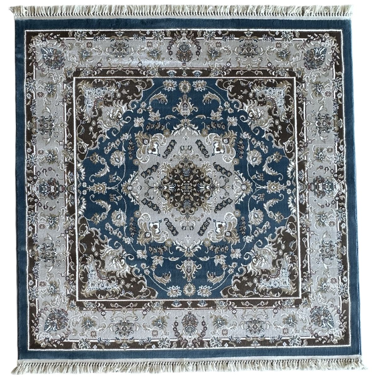 Rugs & Decor / Beautiful Persian Flower Design Square Rug- 160 x 160 cm ...
