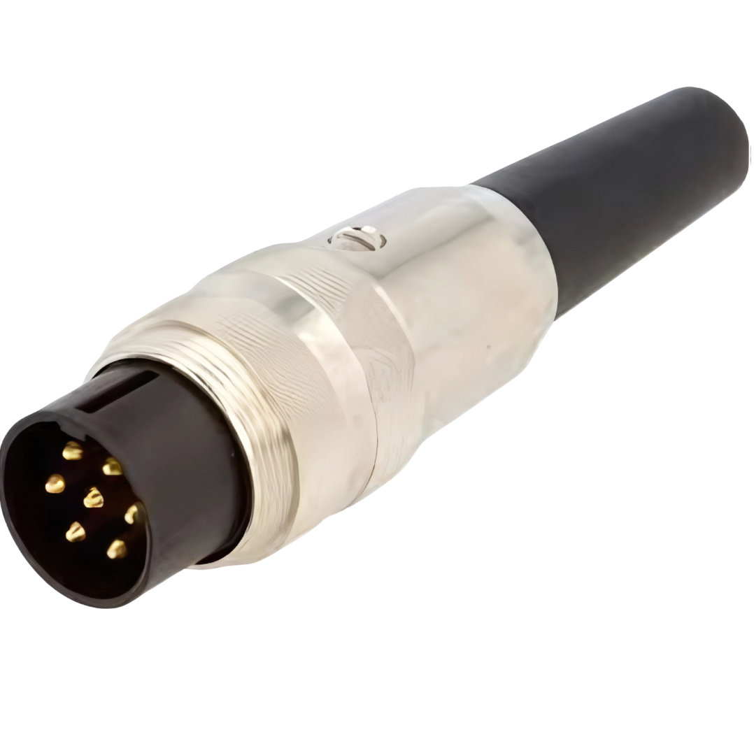 SV70M - 7-Pin Inline DIN Circular Cable Plug Connector Male, Solder ...
