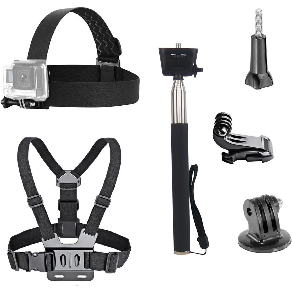 3 in 1 Universal Action Camera Accessories Kit for GoPro Hero | Shop ...