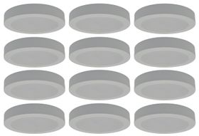 Hello Today Round LED Surface Panel Light 6W 122mm Diameter - 12 Pack ...