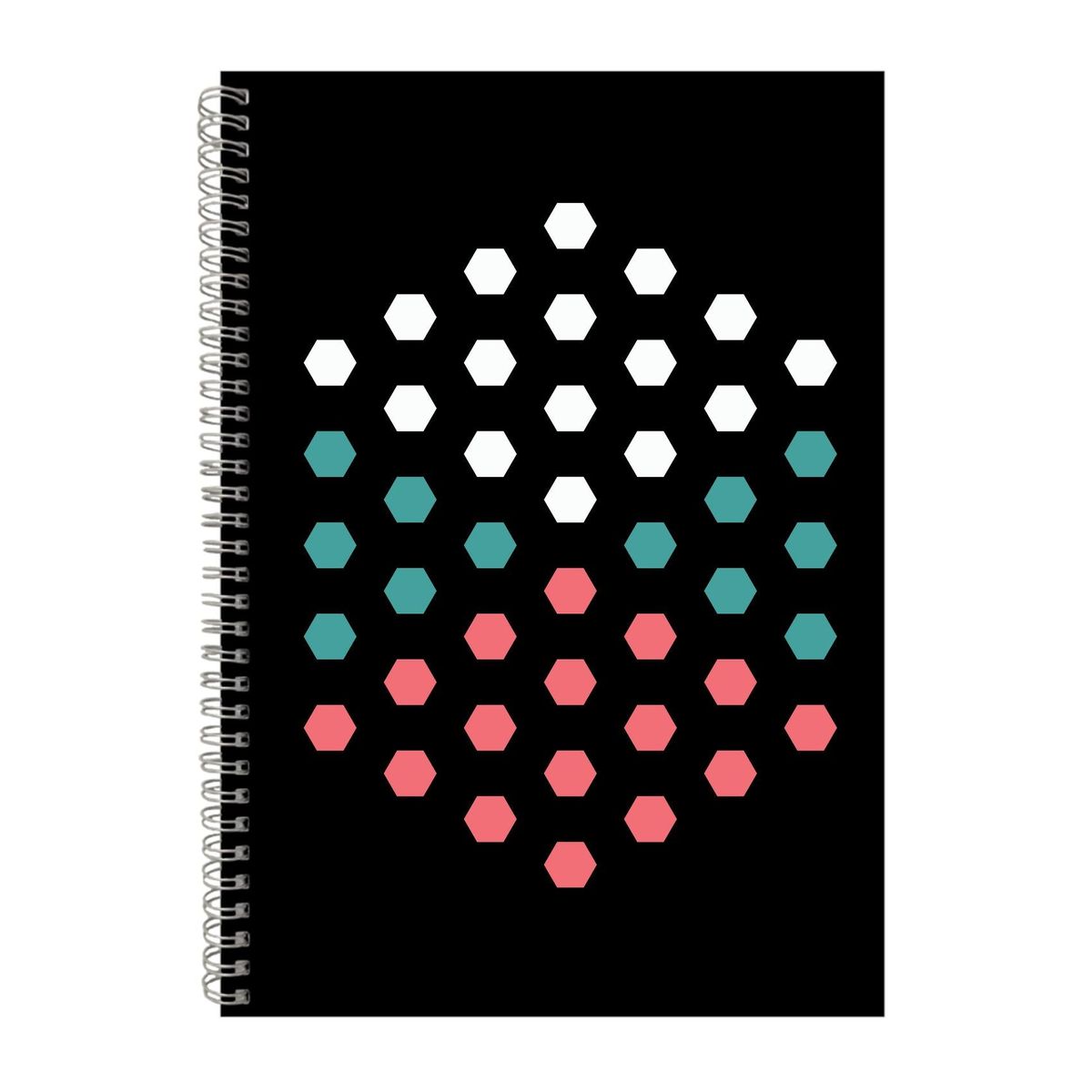 Geometric Hexagon Notebook Geometry Gift Idea A4 Notepad 165 | Shop ...