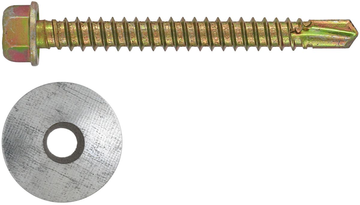 RUWAG Tek Screw & Bonded Washer ( Pack of 100 ) | Shop Today. Get it ...
