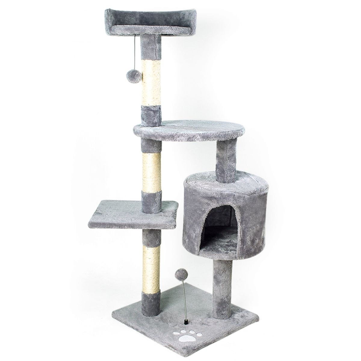 TALI Large Cat Tree House Tower Climbing & Scratching Frame 120m ...