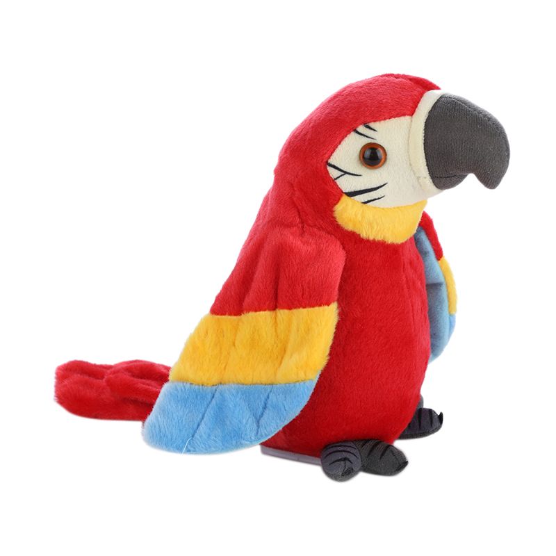 Talking Parrot Plush Electronic Bird Pet For Early Education Toy(Red ...