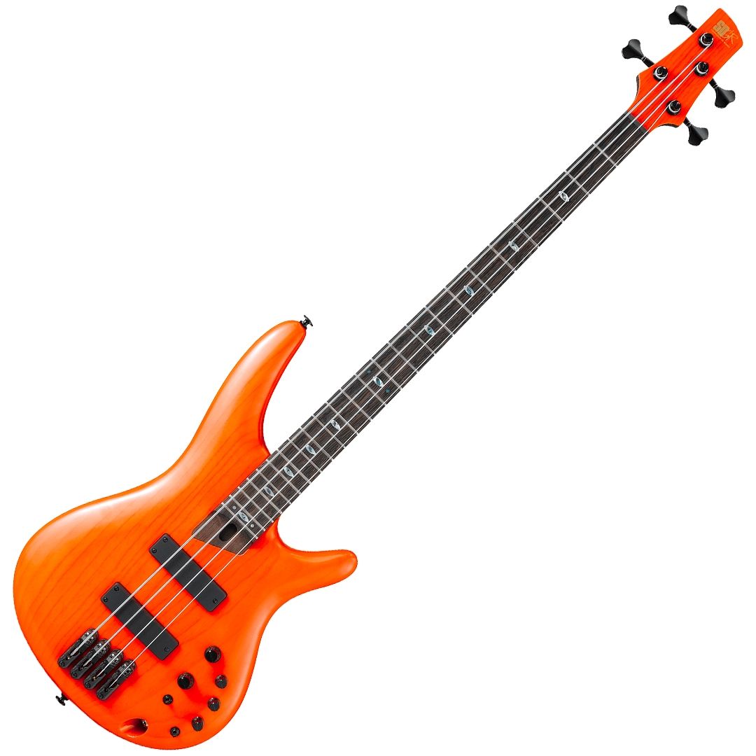 Ibanez SR4605-OSL 5 String Electric Bass Guitar Orange Solar Flare ...