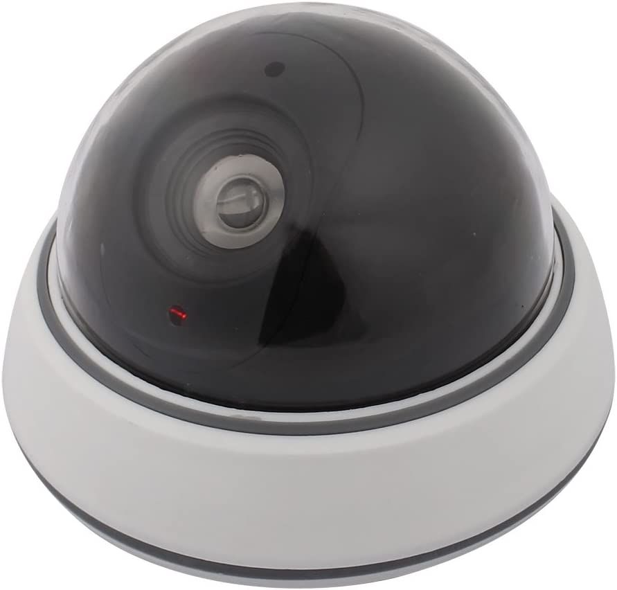 XF0604 Dome Dummy Camera Hemisphere Flashing Red Light Surveillance ...