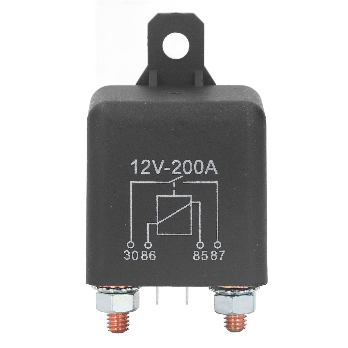 12V 200A Starter Relay, Waterproof Solenoid for Car Start with ...