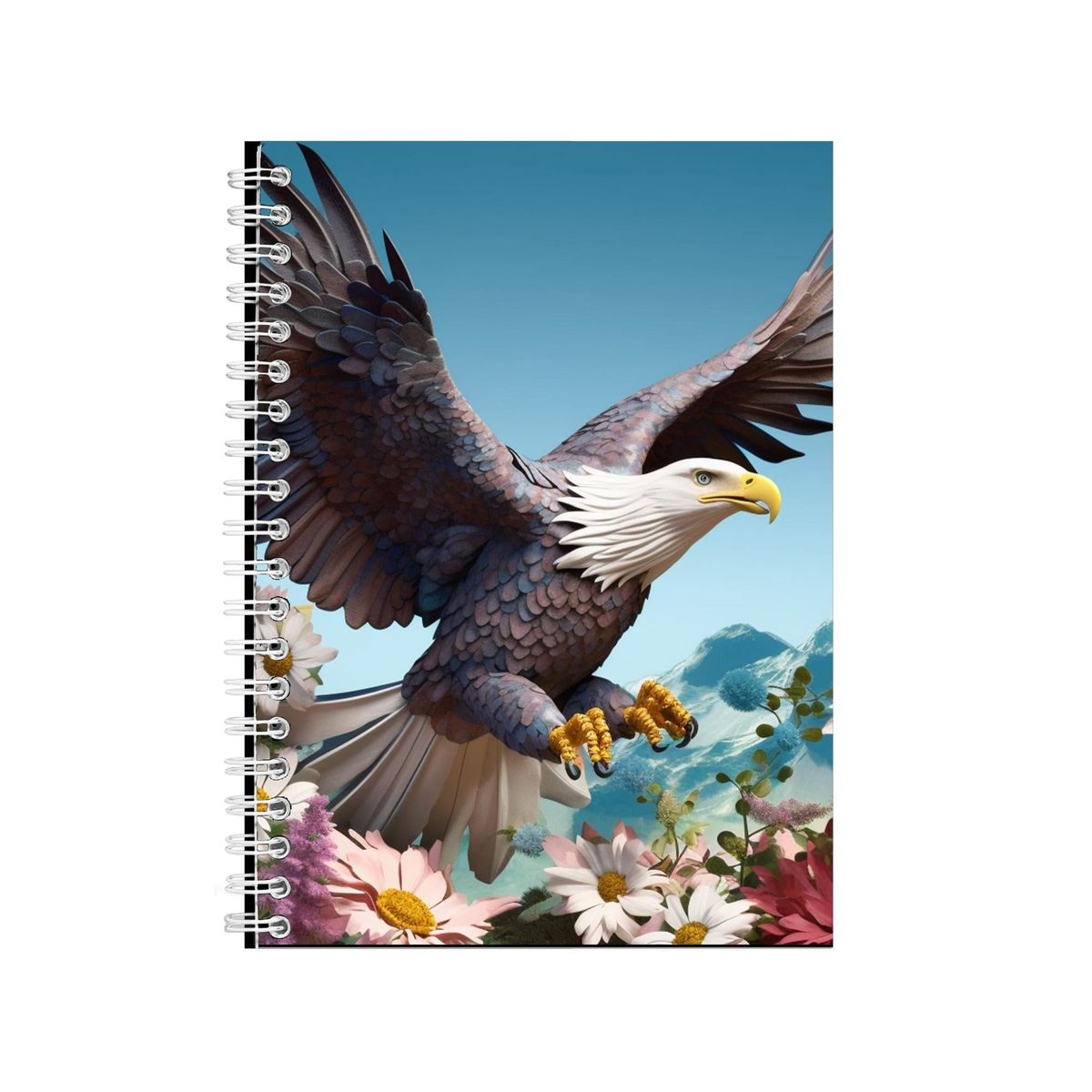 3D BALD EAGLE 3 Notebook Gift Idea Notepad Pad 101 | Shop Today. Get it ...