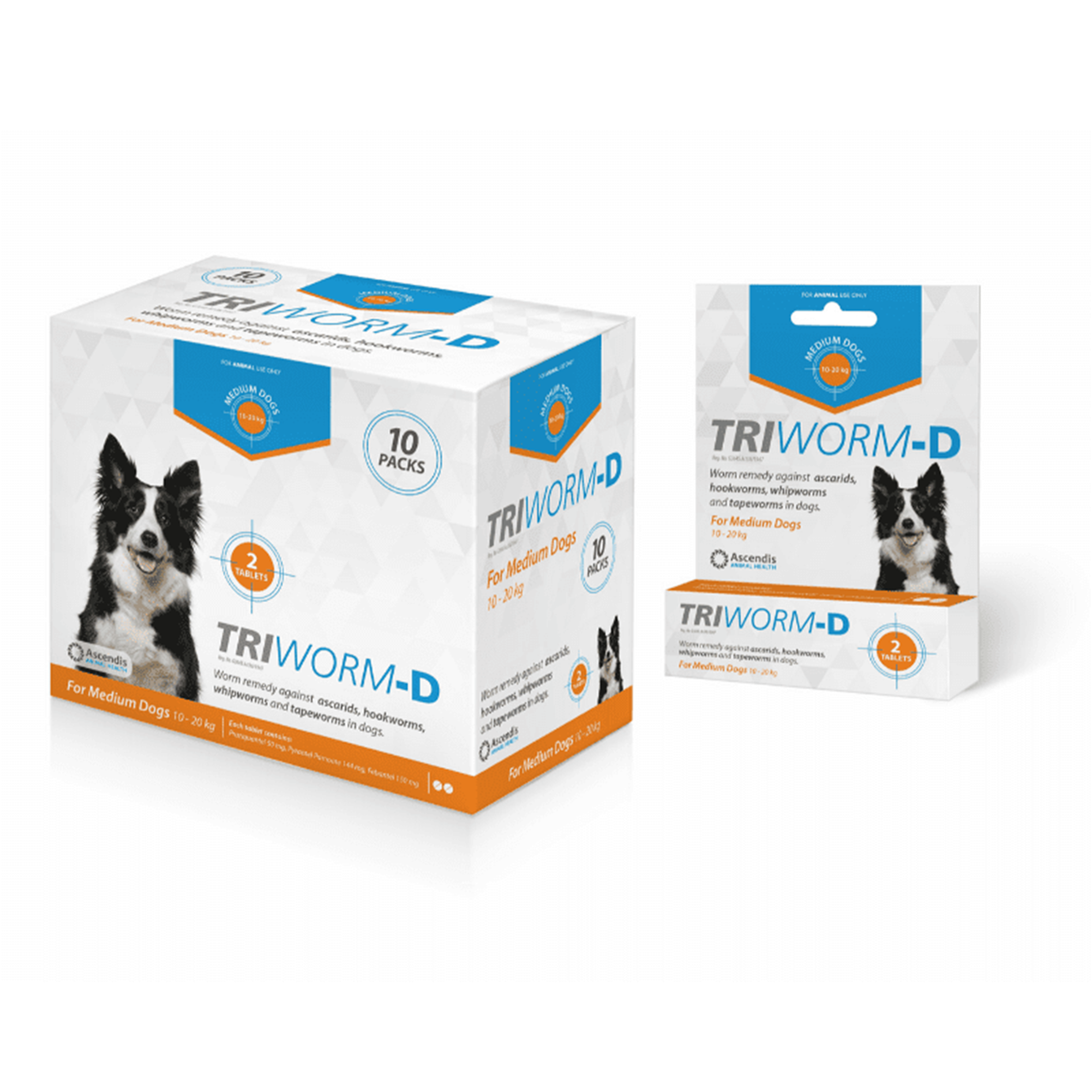 Triworm - D Deworming Tablets For Medium SizedDogs (10x 2's) | Shop ...