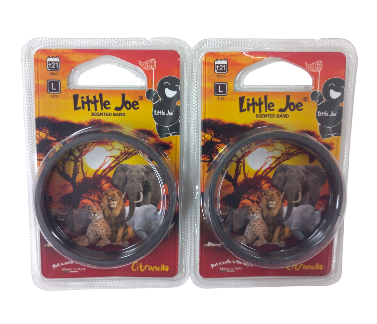 Little Joe Scented Band Insect Repellent - 2 Pack Large Black | Shop ...