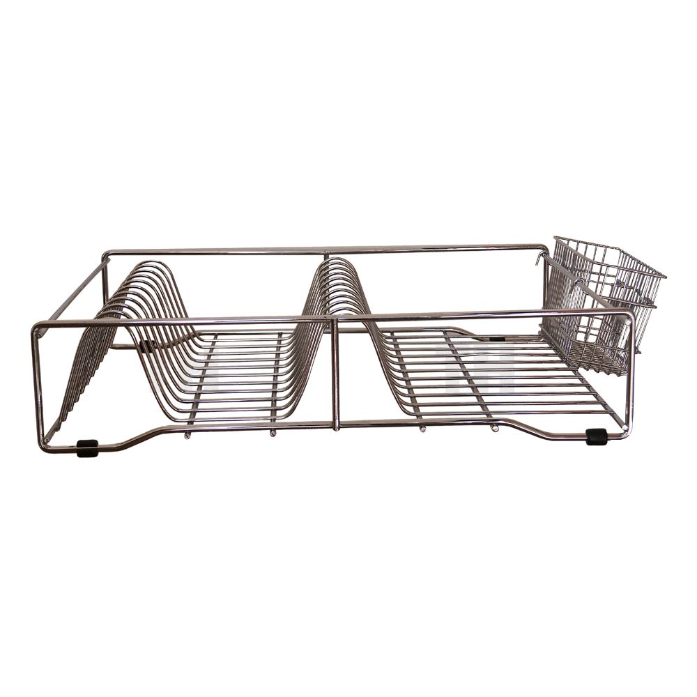 Totally Home Chrome Dish Rack with Cutlery Holder | Shop Today. Get it ...